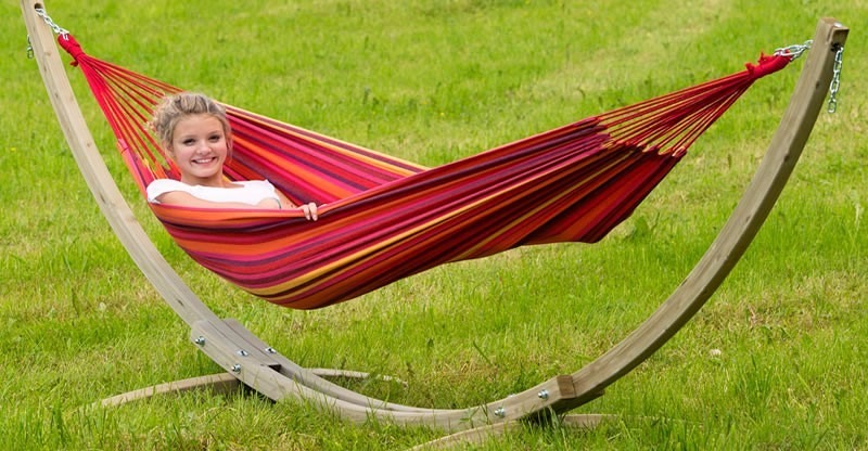 Comprar Hamaca Tahiti Vulcano + Soporte Kronos - Amazonas en Hamac...